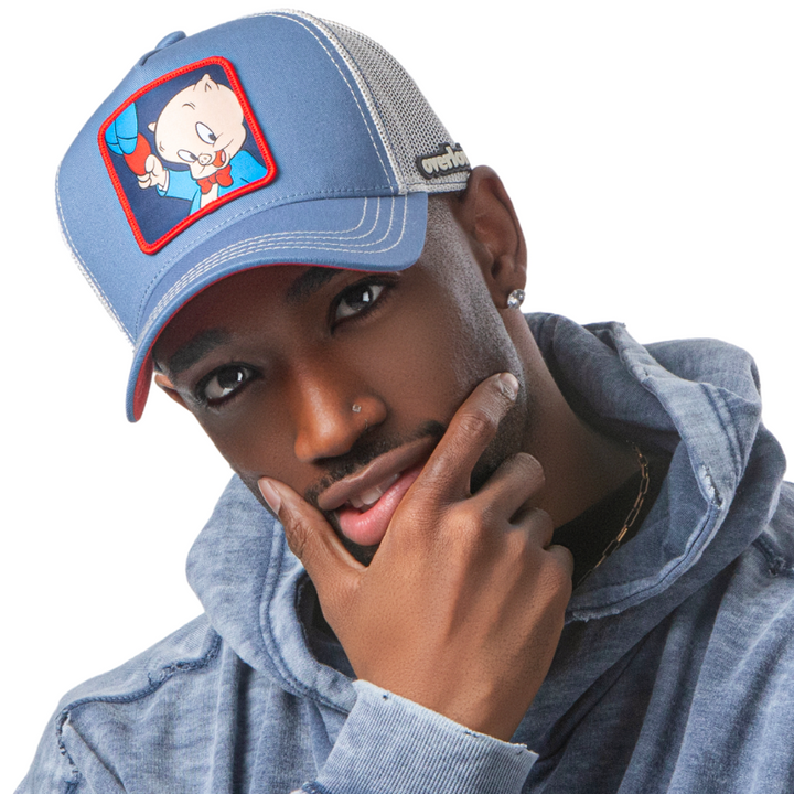 OVERLORD X Looney Tunes: Porky Pig Trucker Cap – Overlord Caps