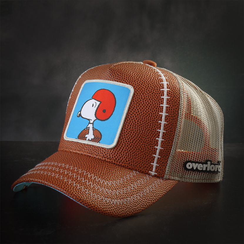 OVERLORD X Peanuts: Football Snoopy Trucker Cap – Overlord Caps
