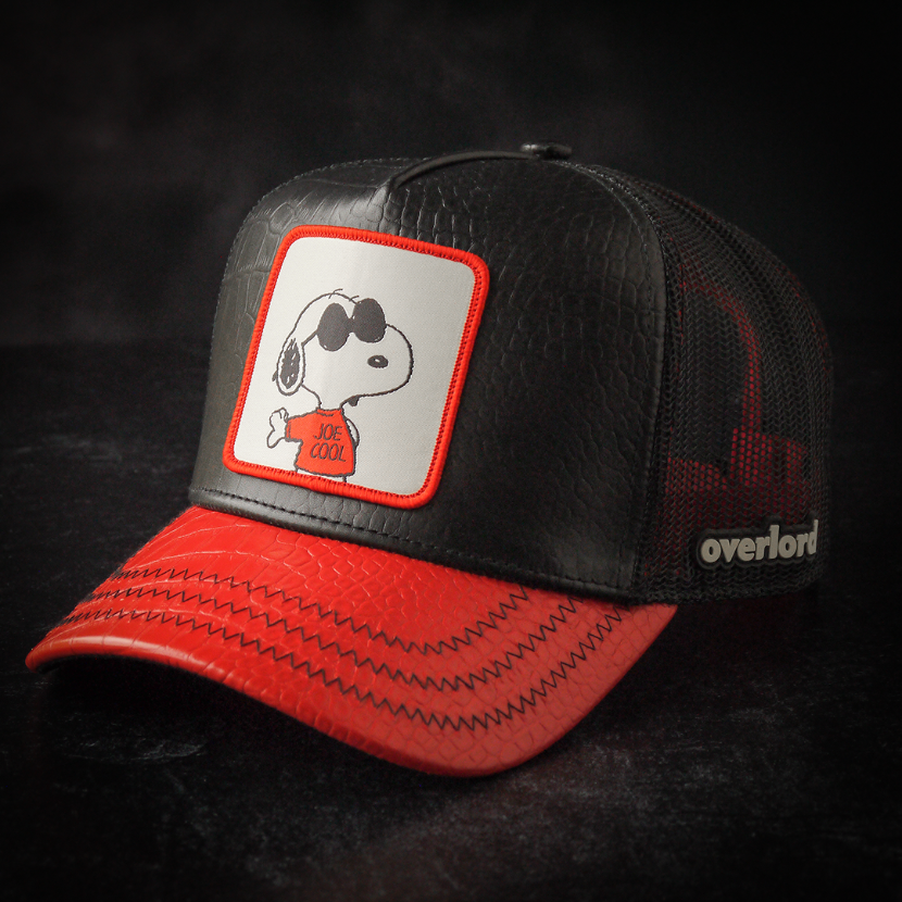 OVERLORD X Peanuts: Joe Cool Snoopy Trucker Cap – Overlord Caps