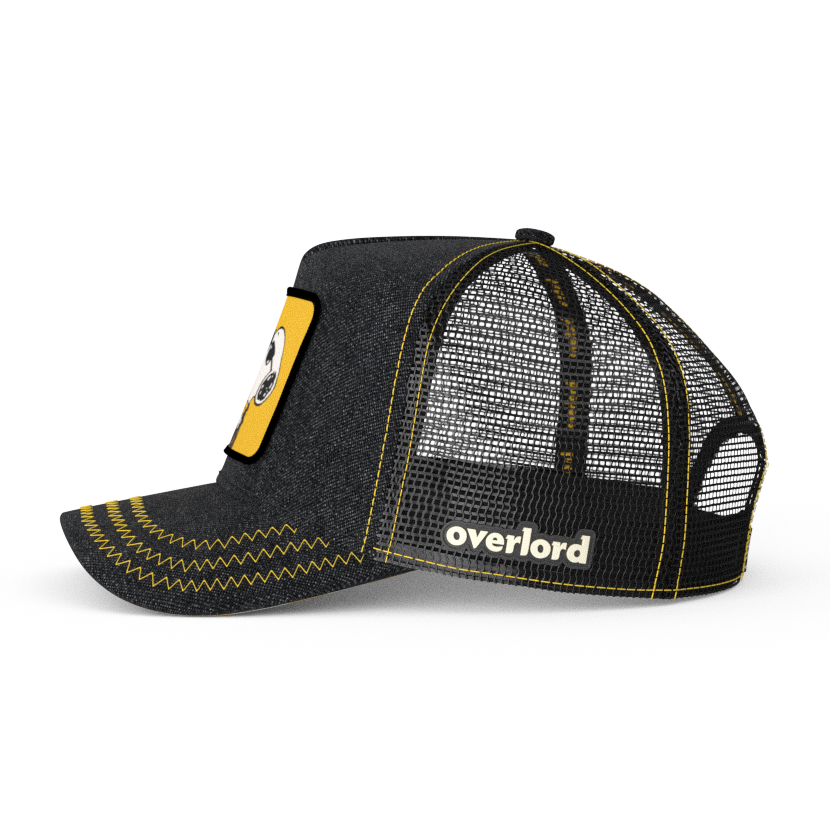 OVERLORD X Peanuts: Biker Snoopy Trucker Cap – Overlord Caps