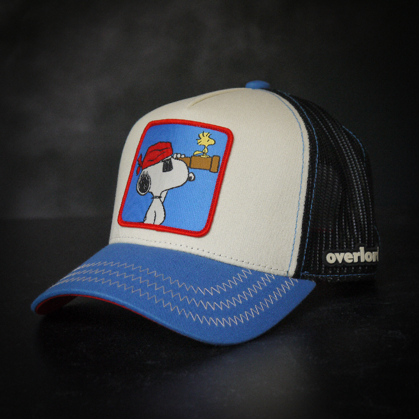 OVERLORD X Peanuts: Pirate Snoopy Trucker Cap – Overlord Caps