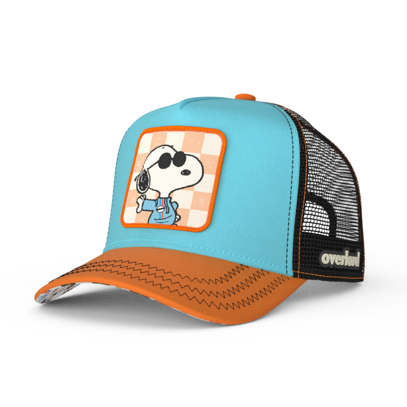 OVERLORD X Peanuts: Racing Snoopy Trucker Cap – Overlord Caps