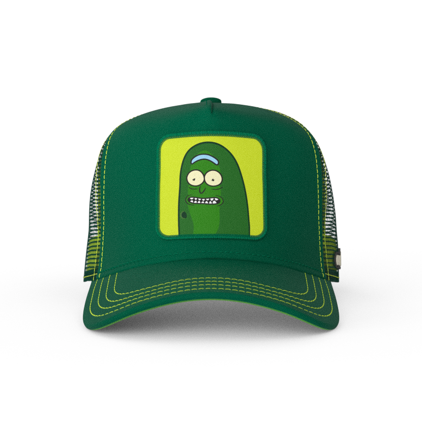 OVERLORD X Rick & Morty: Pickle Rick Trucker Cap – Overlord Caps