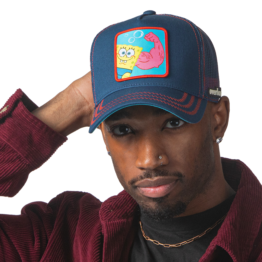 OVERLORD X SpongeBob: Musclebob Buffpants Trucker Cap – Overlord Caps