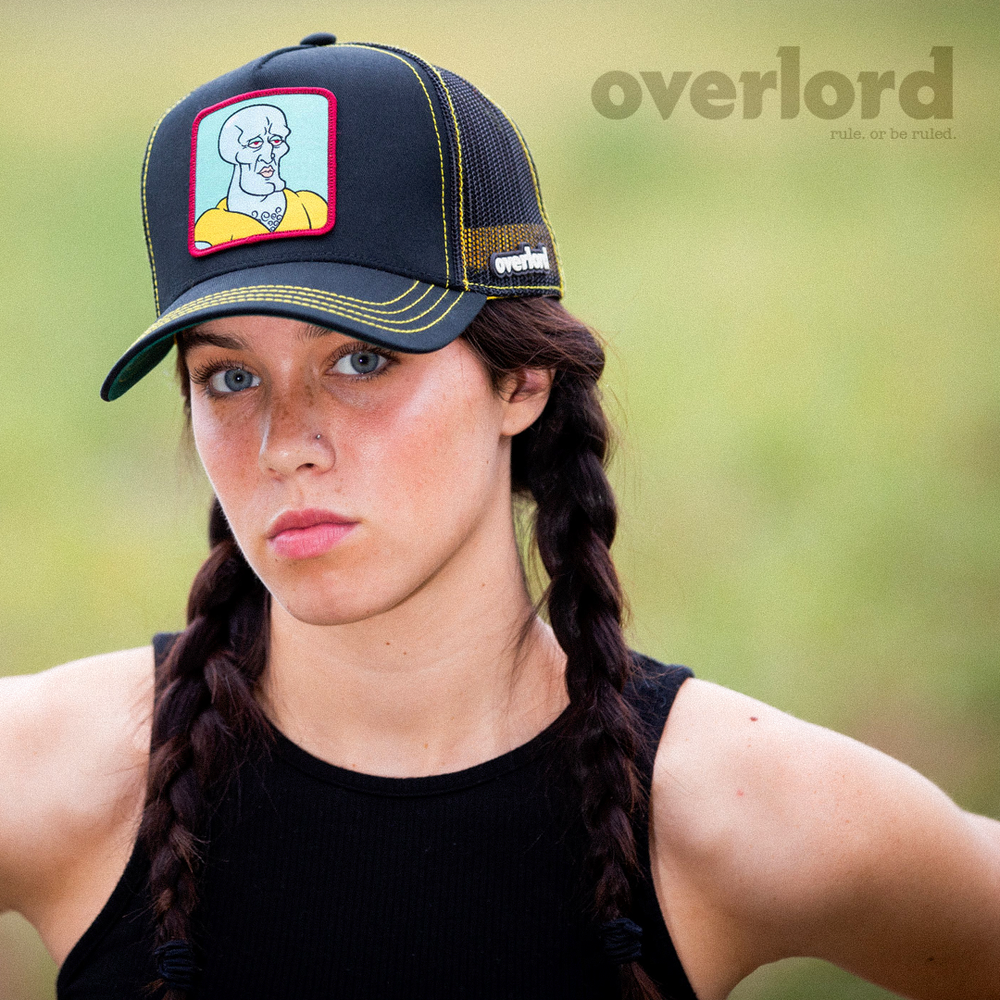 OVERLORD X SpongeBob: Handsome Squidward Trucker Cap – Overlord Caps