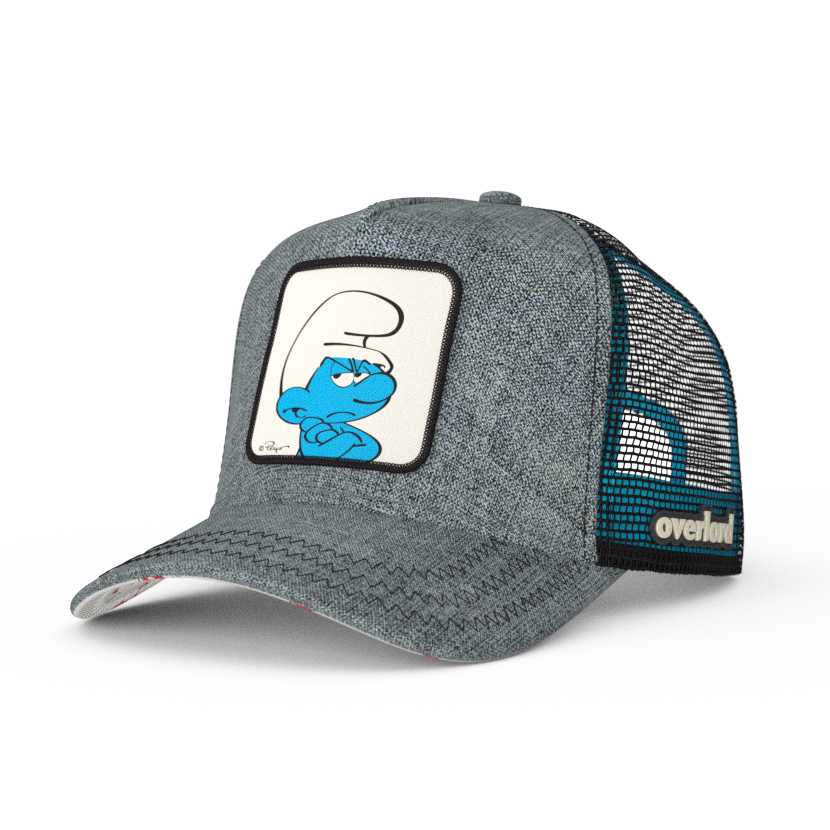 OVERLORD X Smurfs: Grouchy Smurf Trucker Cap – Overlord Caps