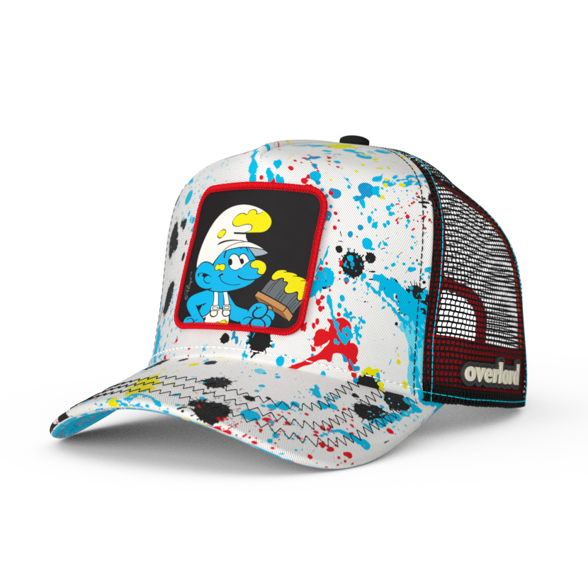 OVERLORD X Smurfs: Painter Smurf Trucker Cap – Overlord Caps