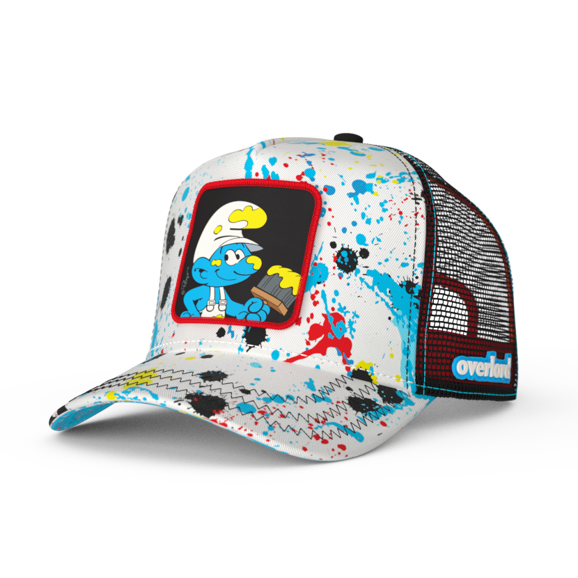 OVERLORD X Smurfs: Painter Smurf Trucker Cap – Overlord Caps